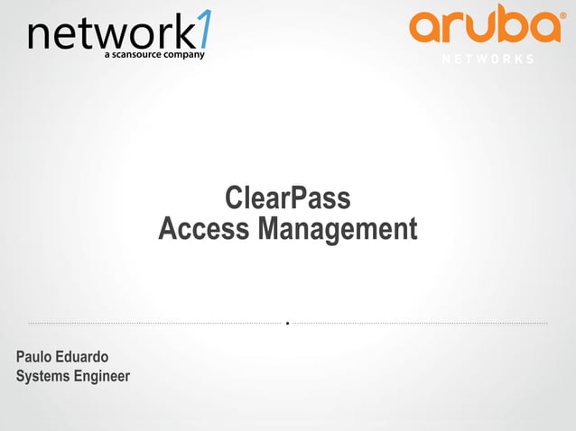 Aruba Networks - Overview ClearPass | PDF | Operating Systems | Computer Software and Applications