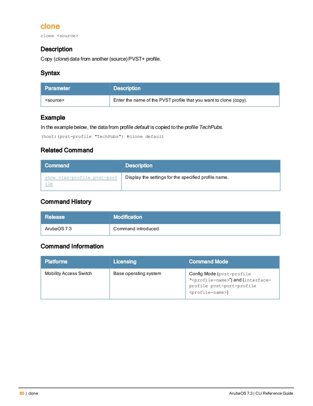 Aruba Os 7 3 Command Line Interface Reference Guide