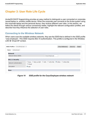 ArubaOS DHCP Fingerprinting | PDF