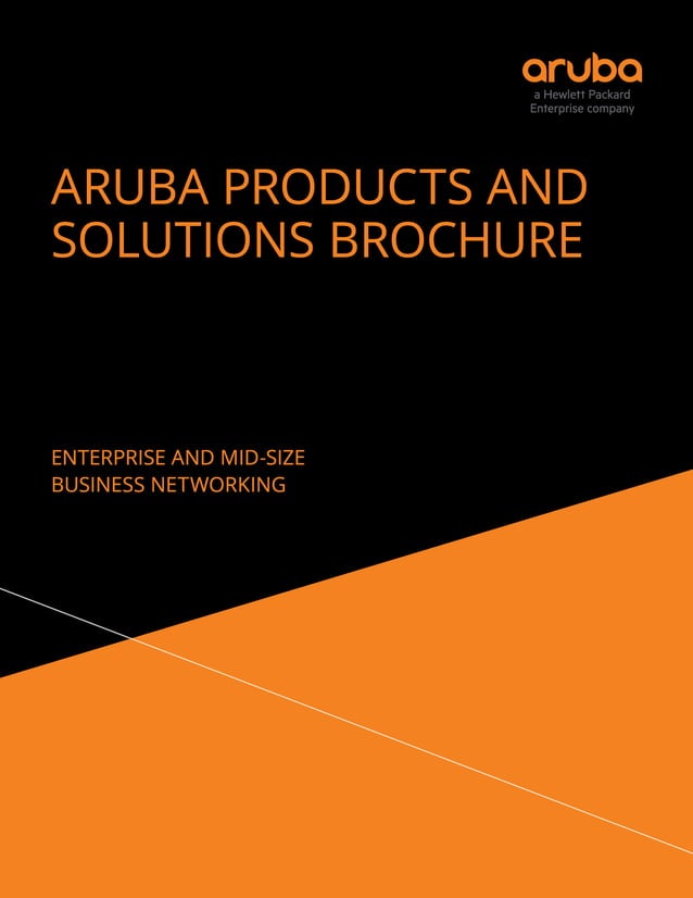 Aruba products and solutions brochure 2019 | PDF
