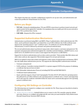 Aruba VIA 2.0.1 User Guide Linux Edition | PDF