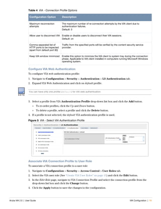 Aruba VIA 2.0 User Guide | PDF