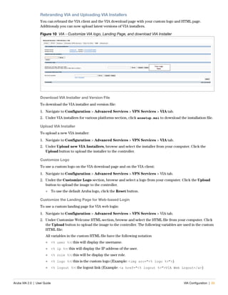 Aruba VIA 2.0 User Guide | PDF | Computer Networking | Computing