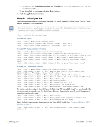Aruba VIA 2.0 User Guide | PDF