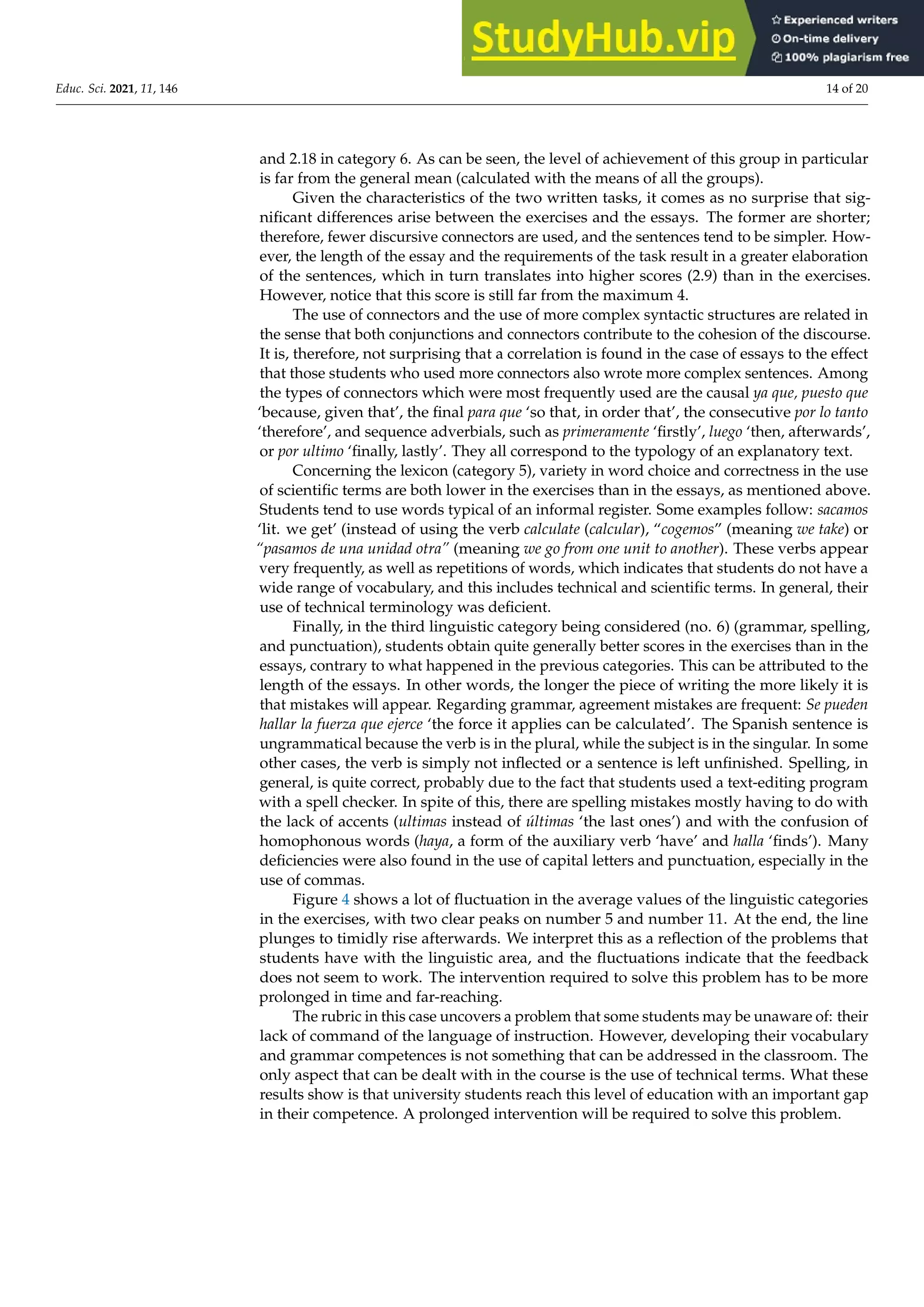 A Rubric To Assess And Improve Technical Writing In Undergraduate Engineering Courses | PDF