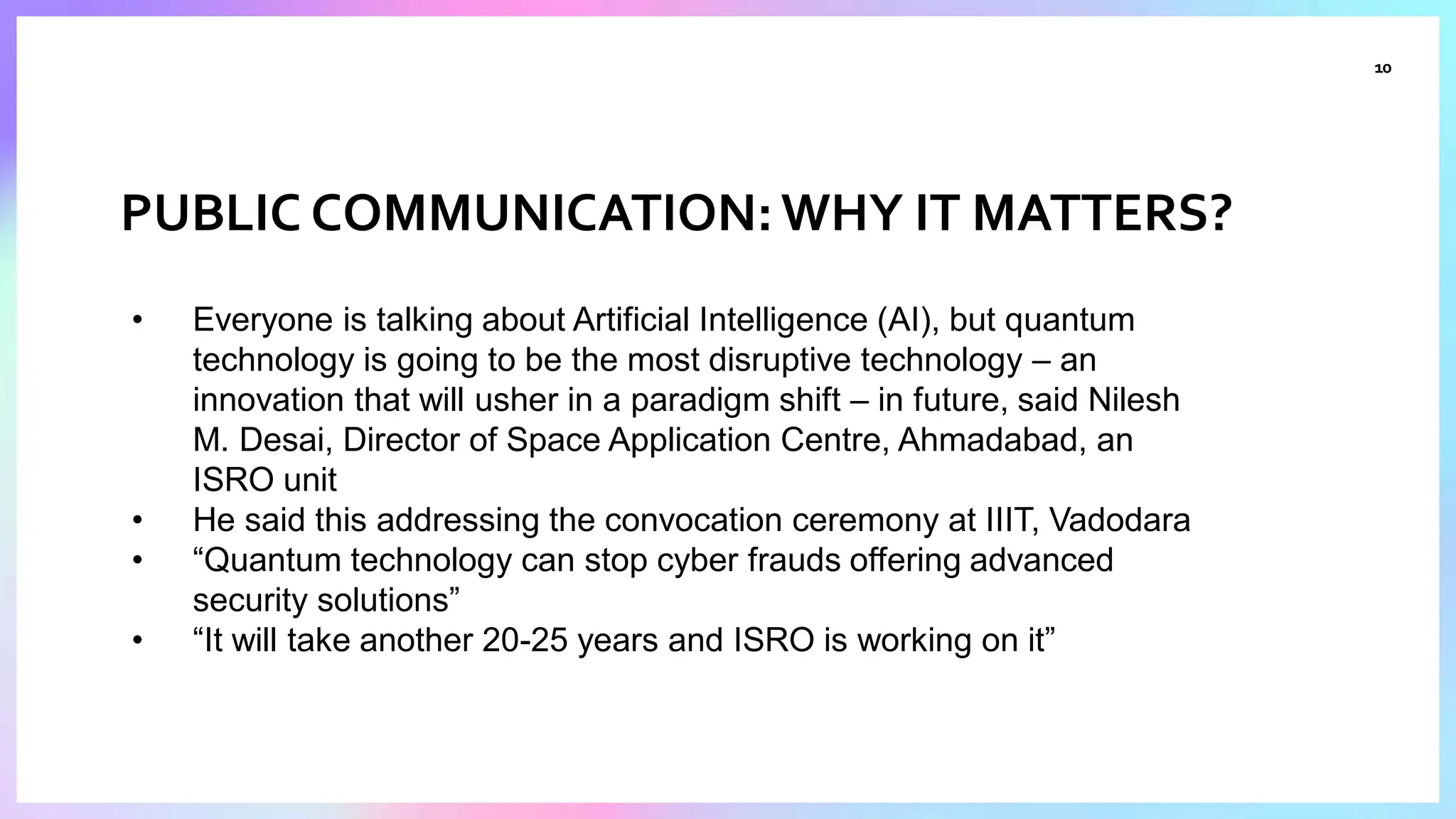 Quantum Technologies for Society: Challenges in Public Communication | PDF