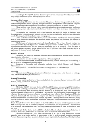 A rule based higher institution of learning admission decision support ...