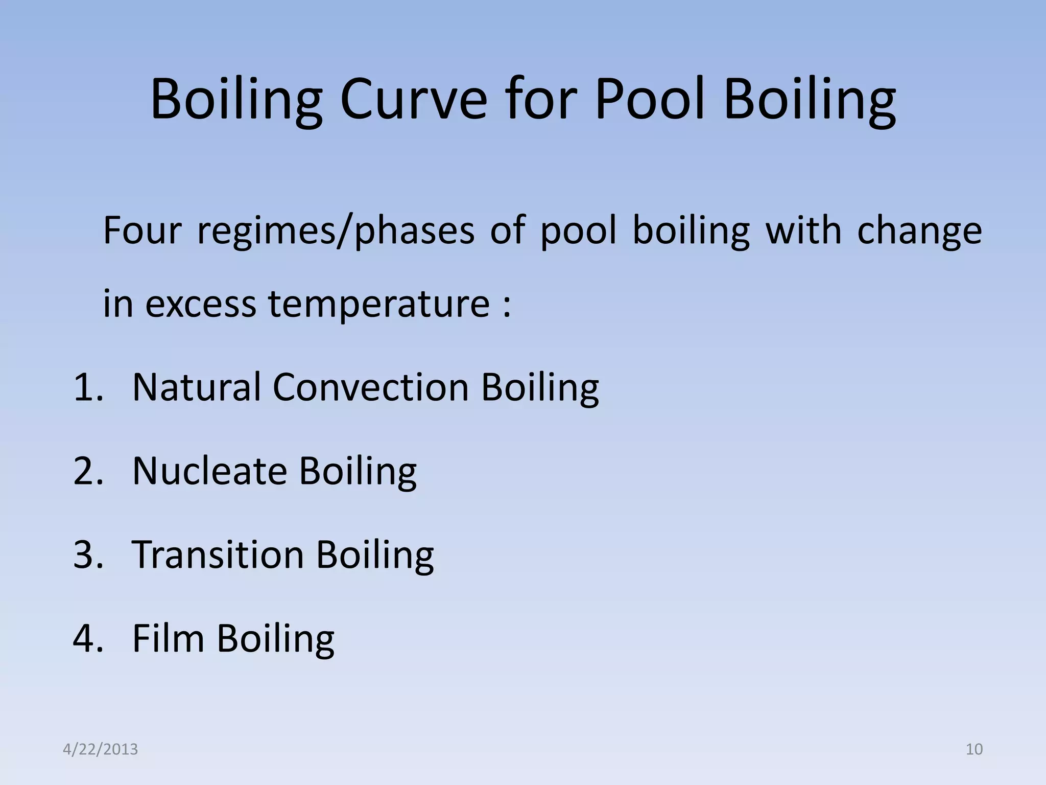ANALYSIS OF BOILING CURVE AND FORCED CONVECTION BOILING | PPTX