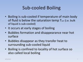 ANALYSIS OF BOILING CURVE AND FORCED CONVECTION BOILING | PPTX