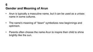 Arun.pptx it is used as name use fulllgz | PPTX