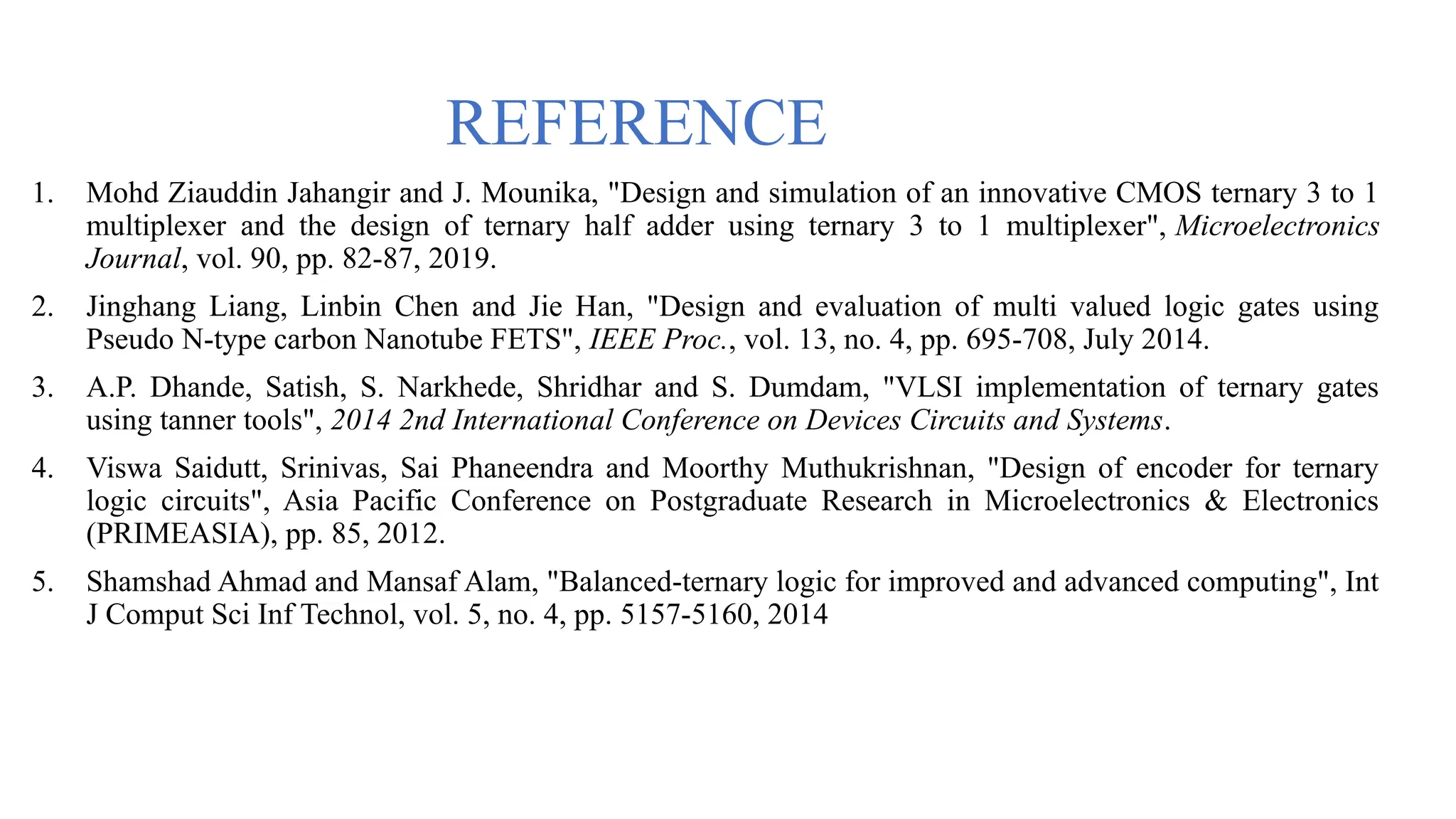 ripple carry adder design using Ternary 3x1 mux | PPTX