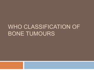 osteogenic bone tumors & fibrous dysplasia | PPTX