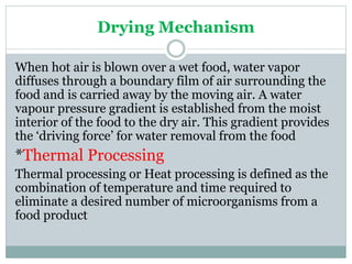 Food Processing Techniques | PPTX