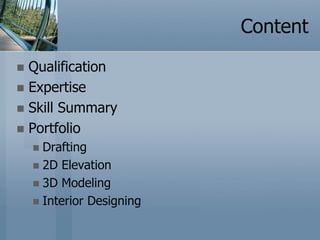 Aruna - Interior Designing Profile | PDF