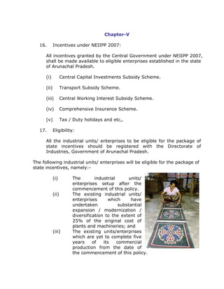 Arunachal pradesh state ind policy 2008 | PDF | Commodities | Economy