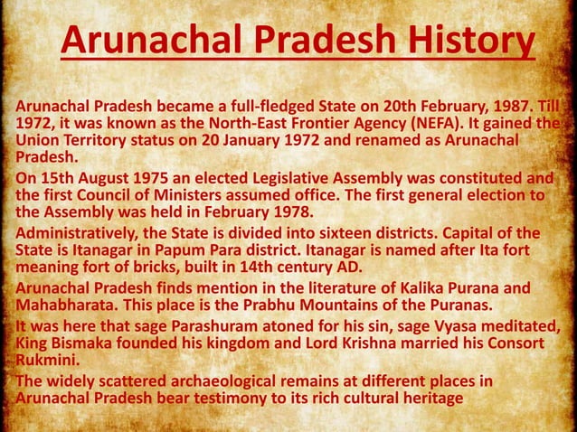 Arunachal Pradesh presentation for class 10th.pptx