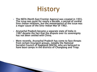 Arunachal pradesh land of rising sun | PPTX