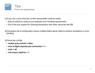 Kafka error handling patterns and best practices | Hemant Desale and Aruna Kalagnanam, Goldman ...
