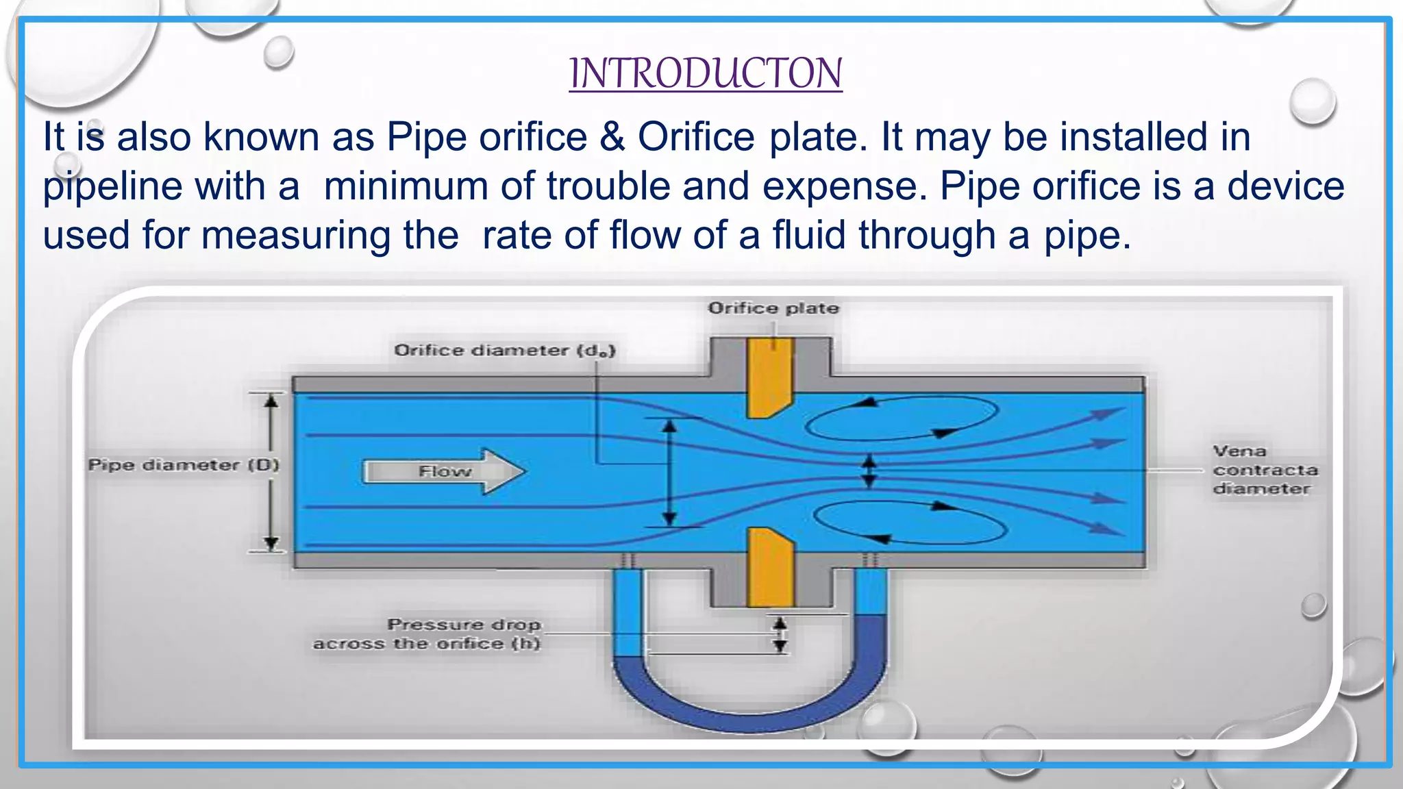 Orifice Meter | PPTX