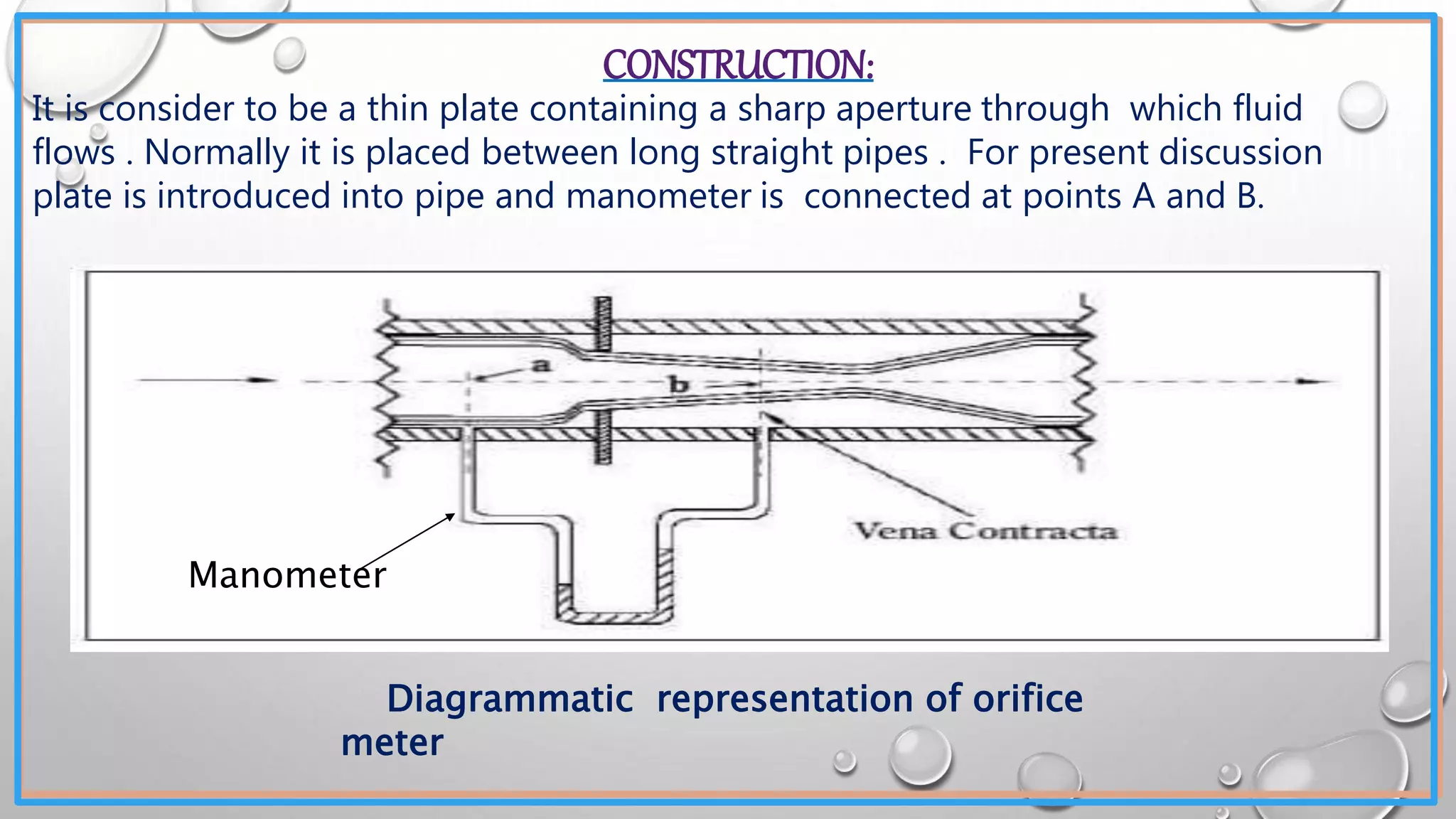 Orifice Meter | PPTX