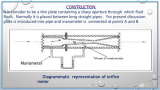 Orifice Meter | PPTX