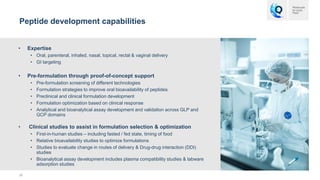 OVERCOMING COMPLEX FORMULATION CHALLENGES FOR SMALL MOLECULES ...
