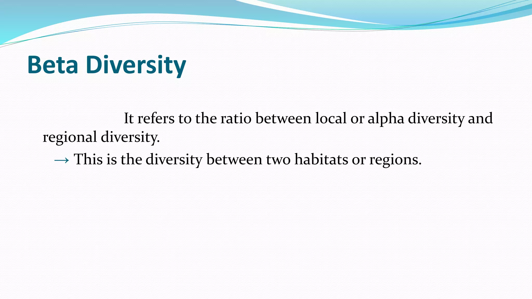 biodiversity indices | PPTX
