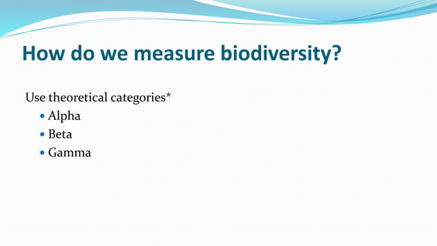 biodiversity indices | PPTX