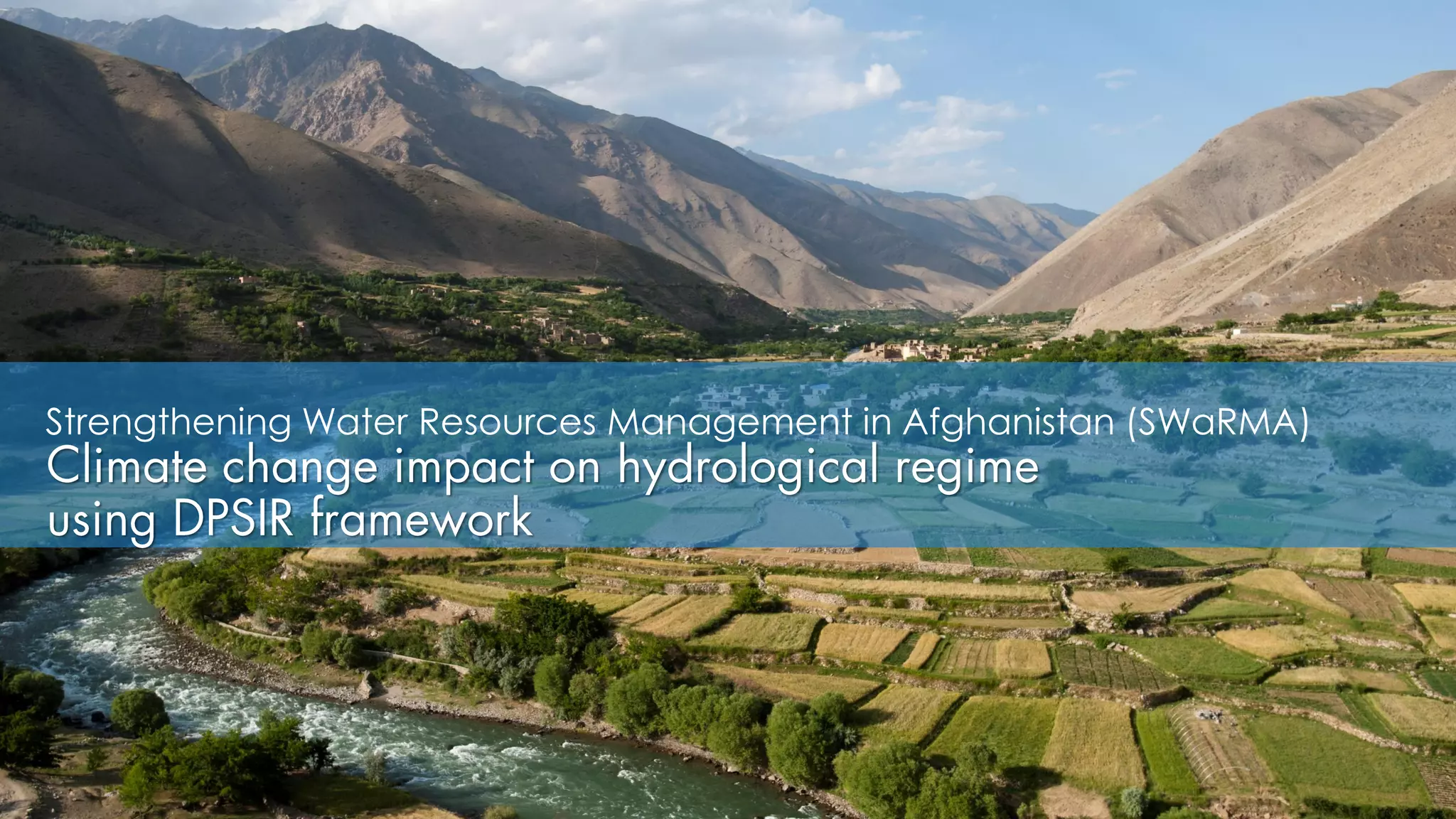 SWaRMA_IRBM_Module1_#6, Climate change impact on hydrological regime ...