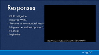 SWaRMA_IRBM_Module1_#6, Climate change impact on hydrological regime ...
