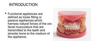 MYOFUNCTIONAL APPLIENCES.DR ARUNESH VERMA KGMU pptx | PPTX