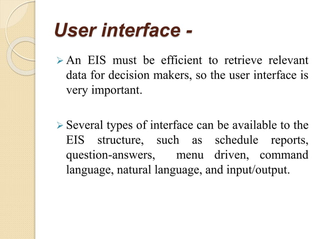 Executive Support System (ESS) | PPTX | Computing | Technology & Computing
