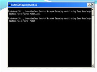 Wireless sensor Network using Zero Knowledge Protocol ppt | PPT