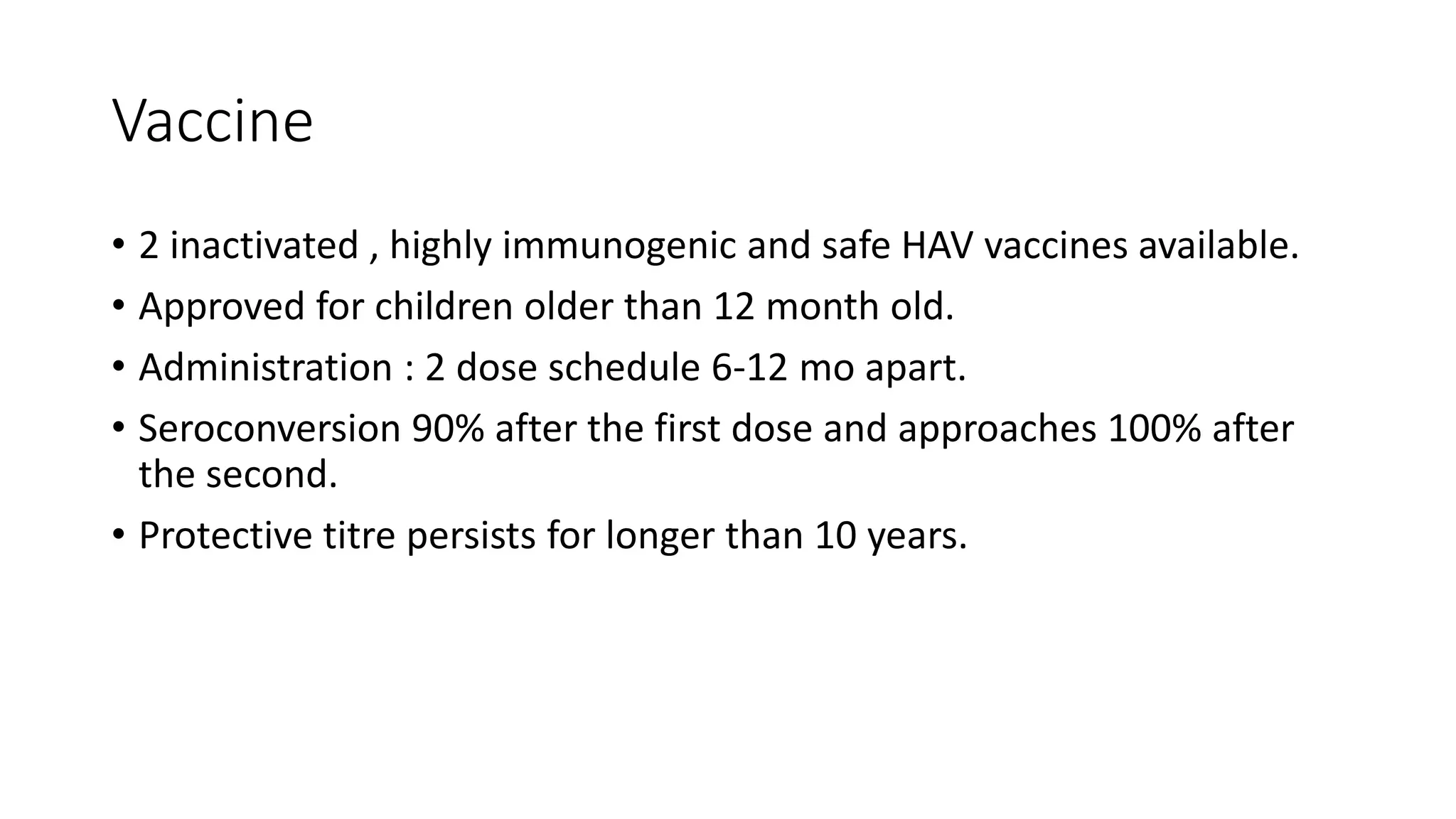 Hepatitis A infection in children | PPTX
