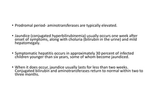 Hepatitis A infection in children | PPTX