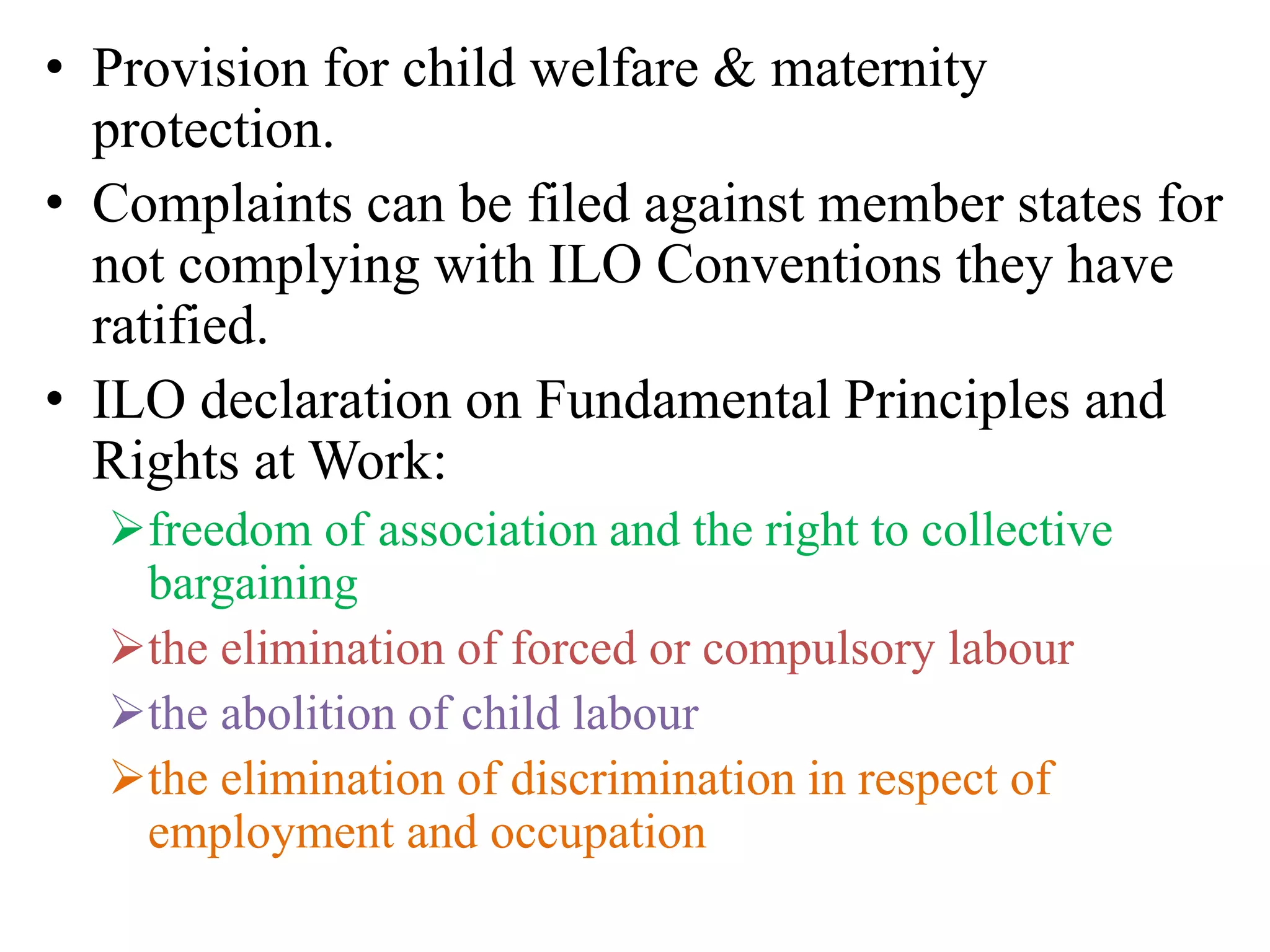 Arunima ll-role of ilo & ilc | PPTX | Business | Business and Finance