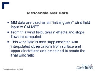 Prognostic Meteorological Models and Their Use in Dispersion Modelling ...