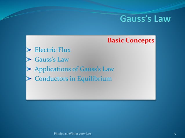 gauss law and application Arun kumar | PPTX | Physics | Science