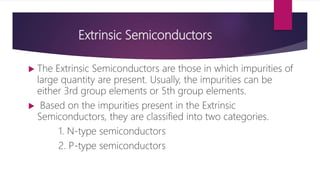 Semiconductor and it's types | PPTX