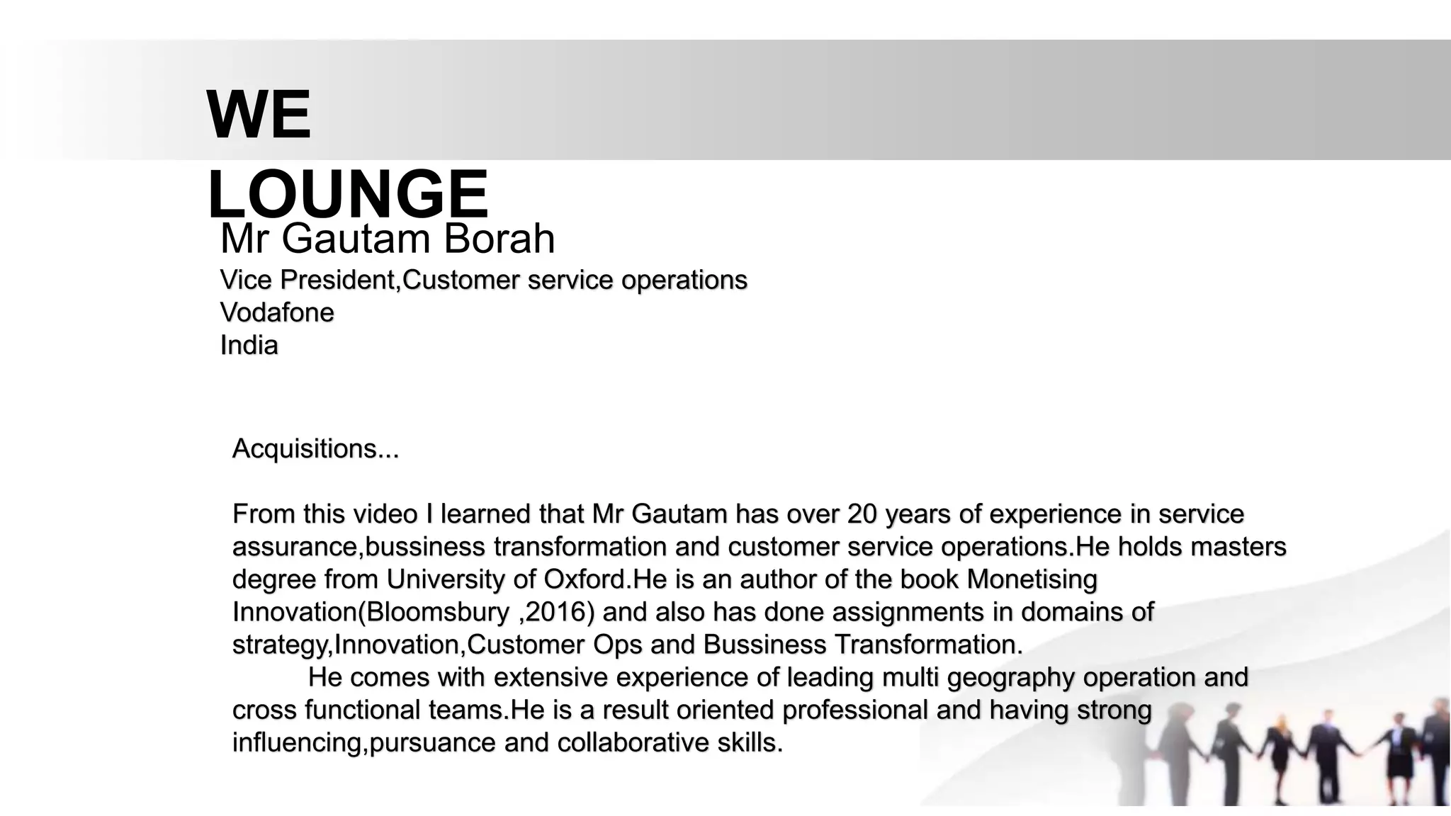 Project "We Like" | PPTX