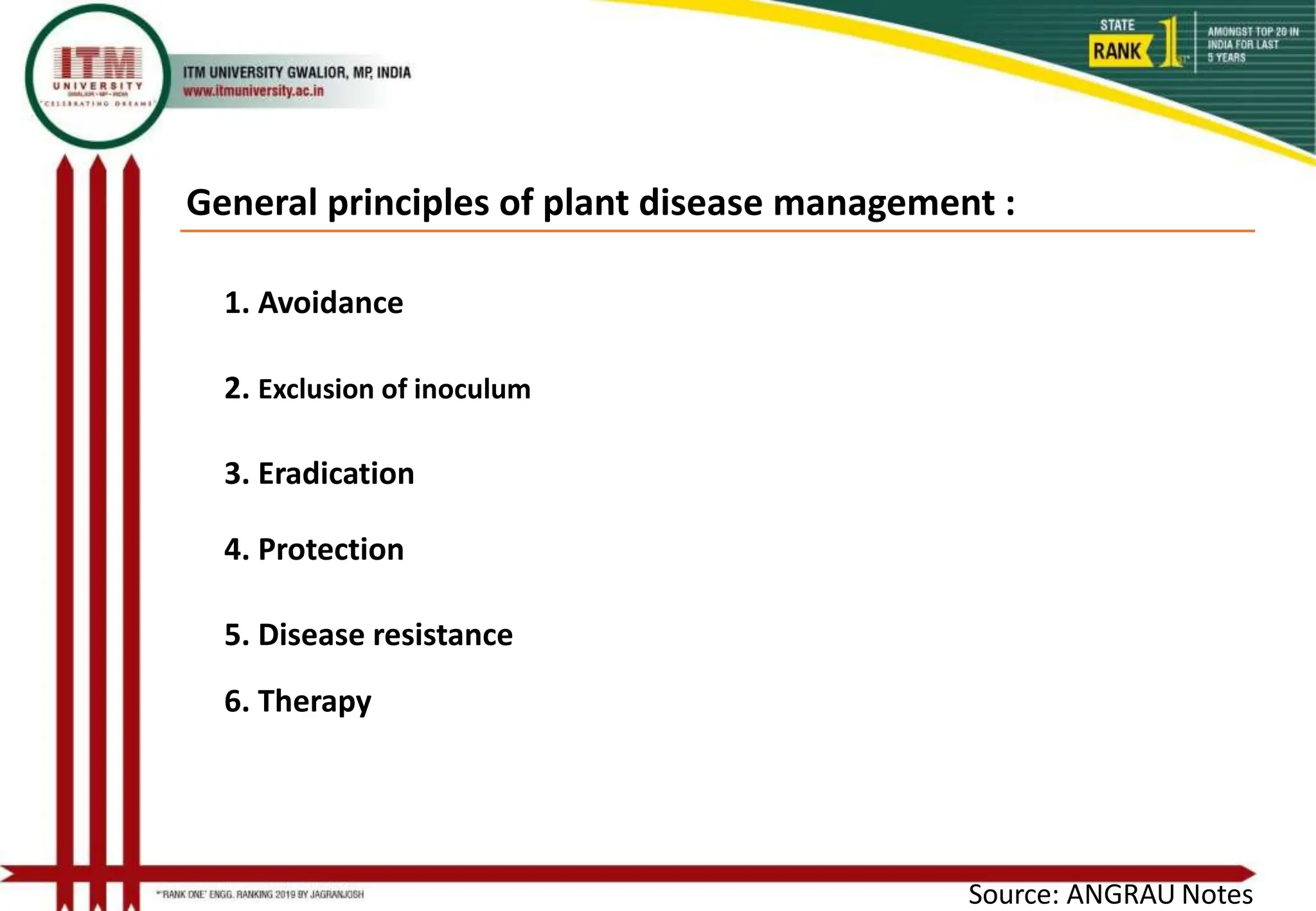 PLANT DISEASE MANAGEMENT PRINCIPLES AND ITS IMPORTANCE | PPTX