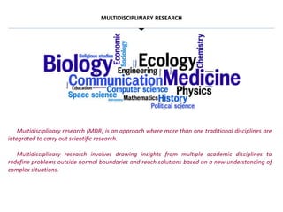 Multidisciplinary Research_Arun Naibi Lakshminarayana | PPT