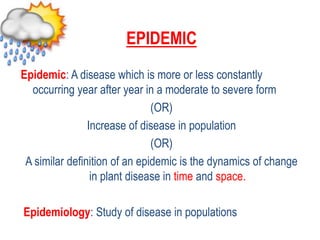 TYPES OF epidemiology | PPTX