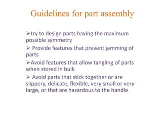 DESIGN FOR ASSEMBLY | PPTX