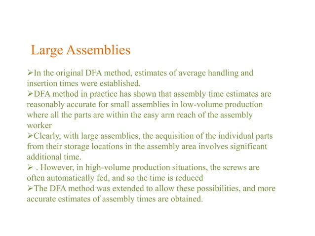 DESIGN FOR ASSEMBLY | PPTX