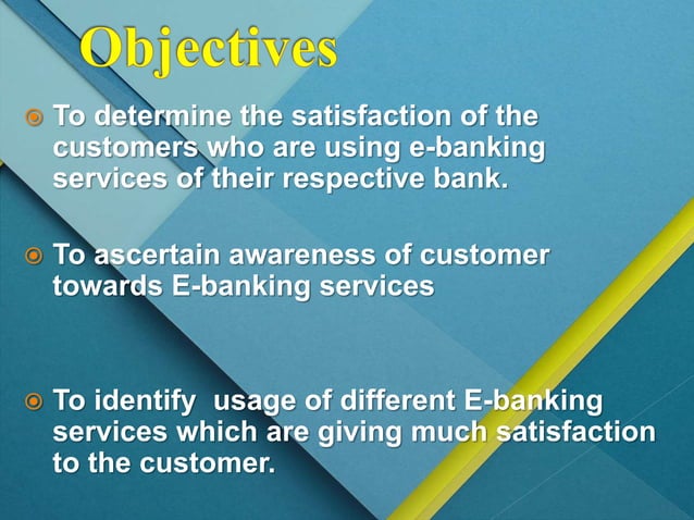 A STUDY ON CUSTOMER SATISFACTION TOWARDS E-BANKING SERVICES-Arunraj V | PPTX