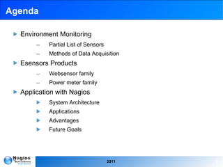 Nagios Conference 2011 - Arun Ramanathan - Environment Monitoring With ...