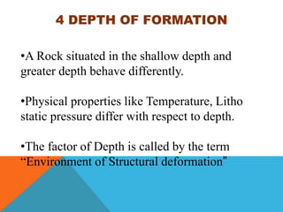 Structural Geology elements | PPTX