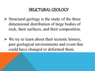 Structural Geology elements | PPTX
