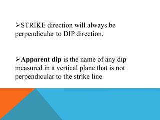 Structural Geology elements | PPTX